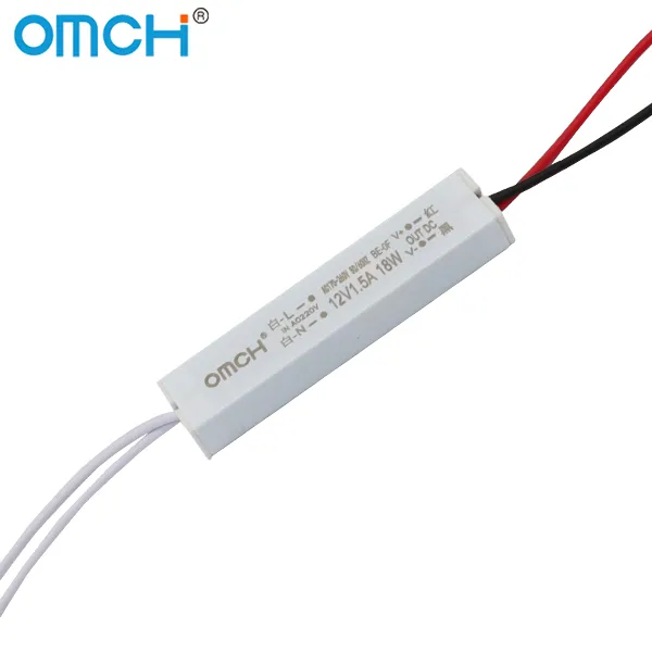 OMCH TX-18W 12V TV Lightbox AC to DC Switching Power Supply